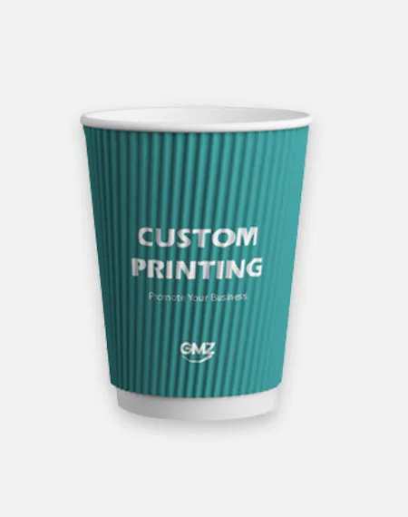 Custom Ripple Wall Paper Cups | Insulated Coffee Cups USA
